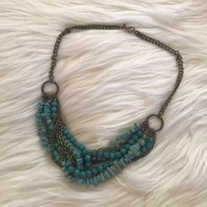 NRT | Jewelry | Bronze And Turquoise Necklace | Poshmark